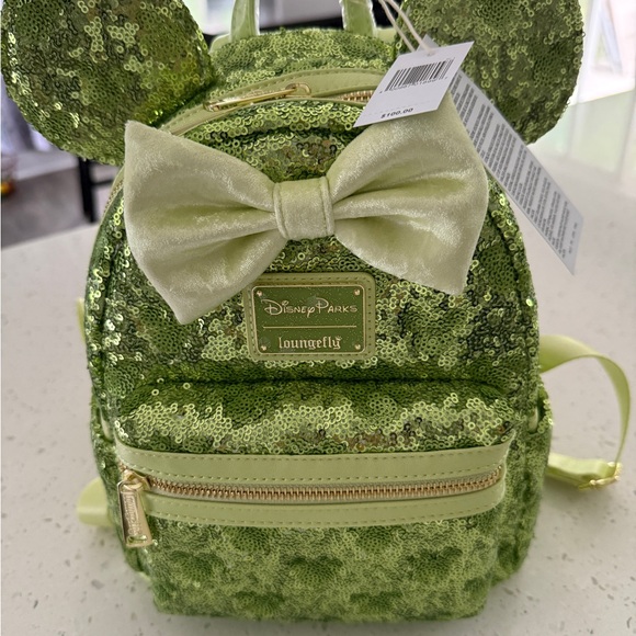 Loungefly | Bags | Tinkerbell Loungefly Glittering Green Backpack ...